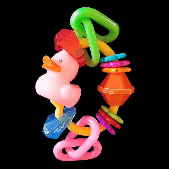 Dippity Duck Bird Toy | Handheld Parrot Foot Toy – Birdy Boredom Busters