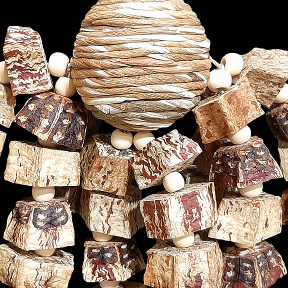Planet Mahogany | Shreddable Bird Toy with Sola and Mahogany Chunks ...
